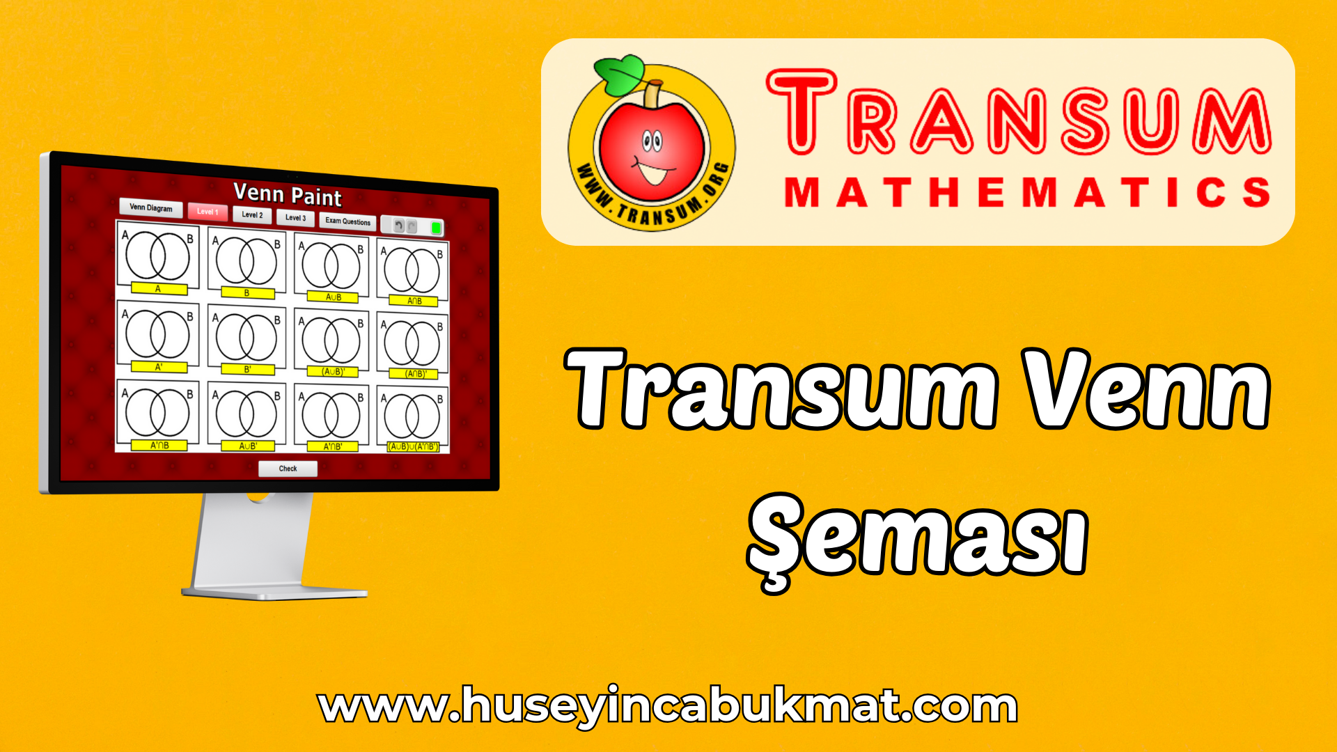 Transum Venn Şeması | Hüseyin Çabuk Matematik